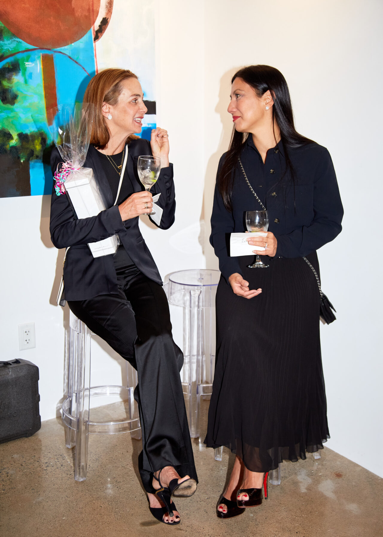 C. Parker Gallery – Sharon Stone Opening - Fairfield County Look