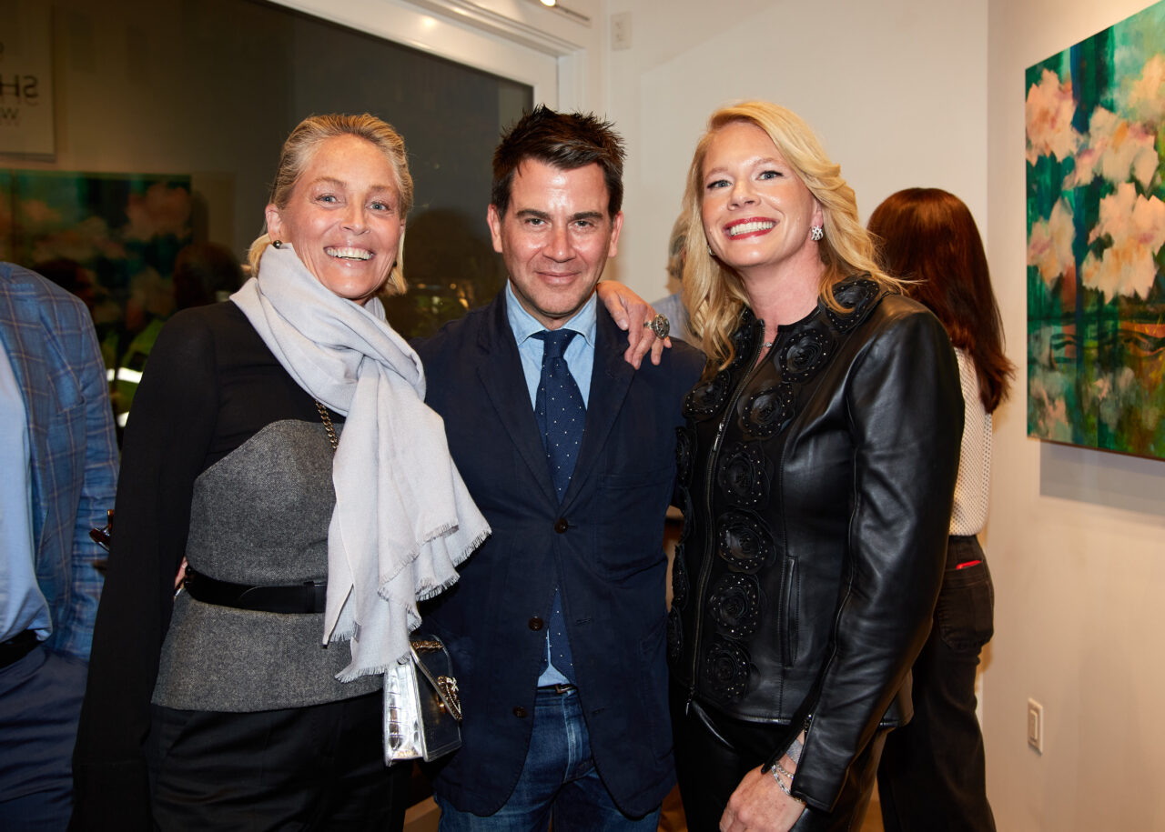 C. Parker Gallery – Sharon Stone Opening - Fairfield County Look