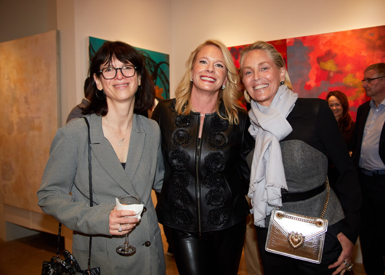 C. Parker Gallery – Sharon Stone Opening - Fairfield County Look