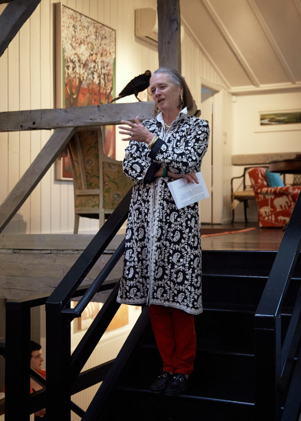 Wadsworth Atheneum Curator Oliver Tostmann at the Barn @ Downing Yudain ...